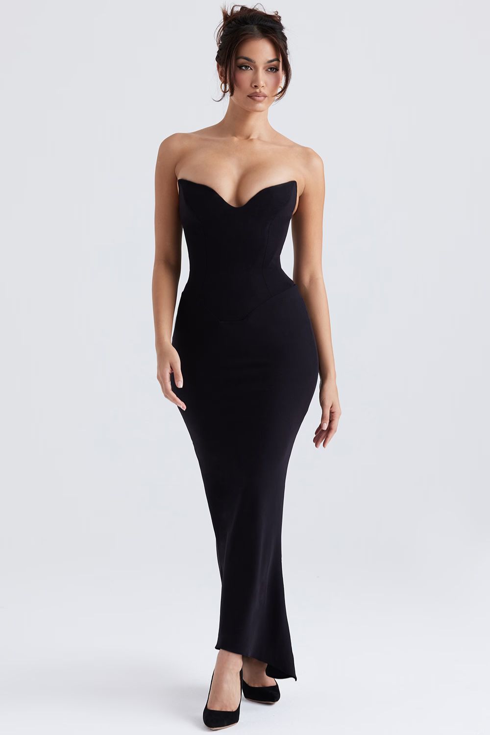 VALENTINA MAXI DRESS - BLACK – VIP Aurelle & Bloom
