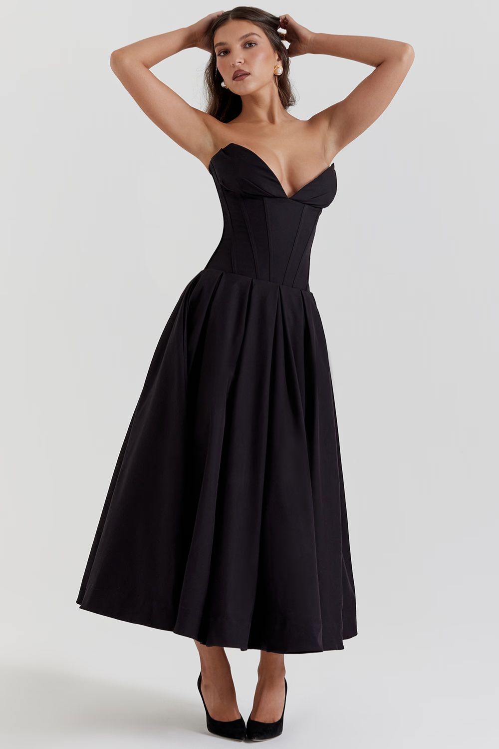 ELODIE MAXI DRESS - BLACK – VIP Aurelle & Bloom